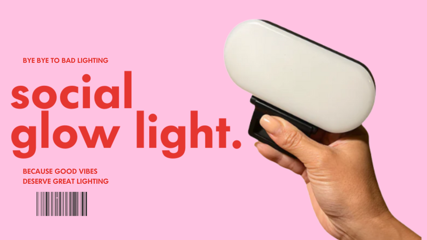 Social Glow Light | Selfie & Content Lighting for You